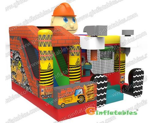 Engineer Combo Inflatable | Inflatable Combos | Products | Ginflatables