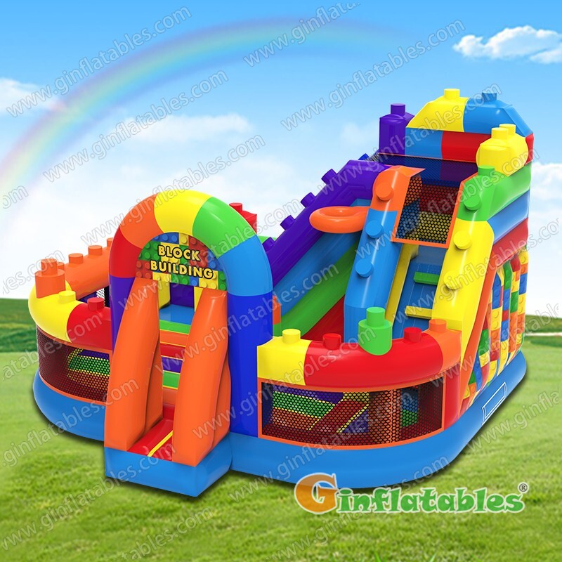 Building Blocks Playground | Inflatable Funlands | Products | Ginflatables
