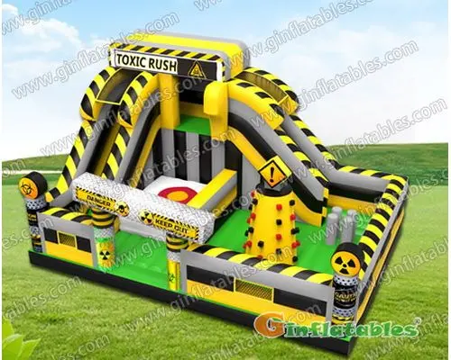 Toxic Rush Multiple Funland | Inflatable Funlands | Products | Ginflatables