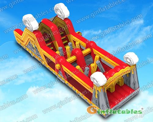 Volcano Obstacle Course | Obstacle Courses | Products | Ginflatables