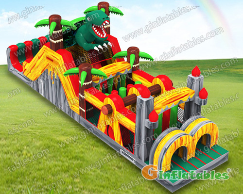 GO-8 Dinosaur Obstacle Course | Obstacle Courses | Products | Ginflatables