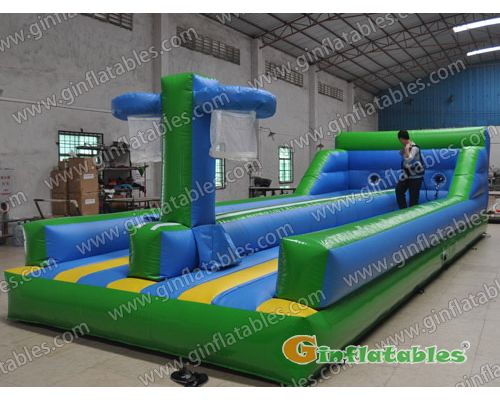Inflatable Bungee Run And Basketball | Interactive Games | Products ...