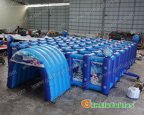 Winter Snow Maze | Interactive Games | Products | Ginflatables