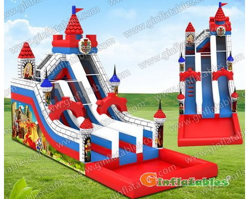 23' Summer games with castle water slide for sale | Inflatable Water ...