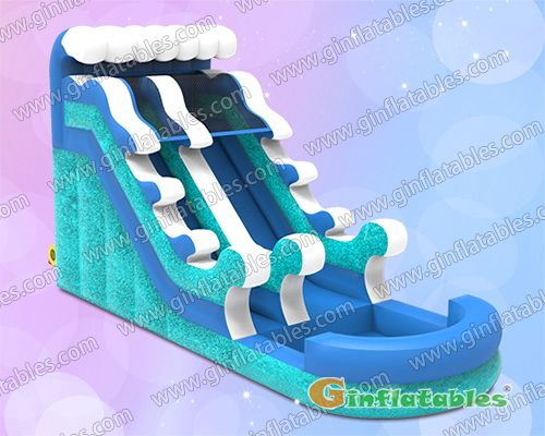 Sparkle Blue Waterslide | Inflatable Water Slides | Products | Ginflatables