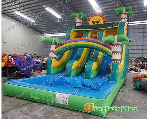Tropical Water Slide | Inflatable Water Slides | Products | Ginflatables