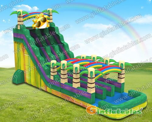 Rainbow Water Slide N Slip | Inflatable Water Slides | Products ...