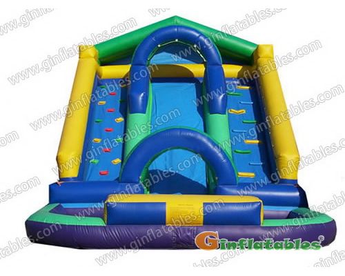 Dual Lane Pool Slide | Inflatable Water Slides | Products | Ginflatables