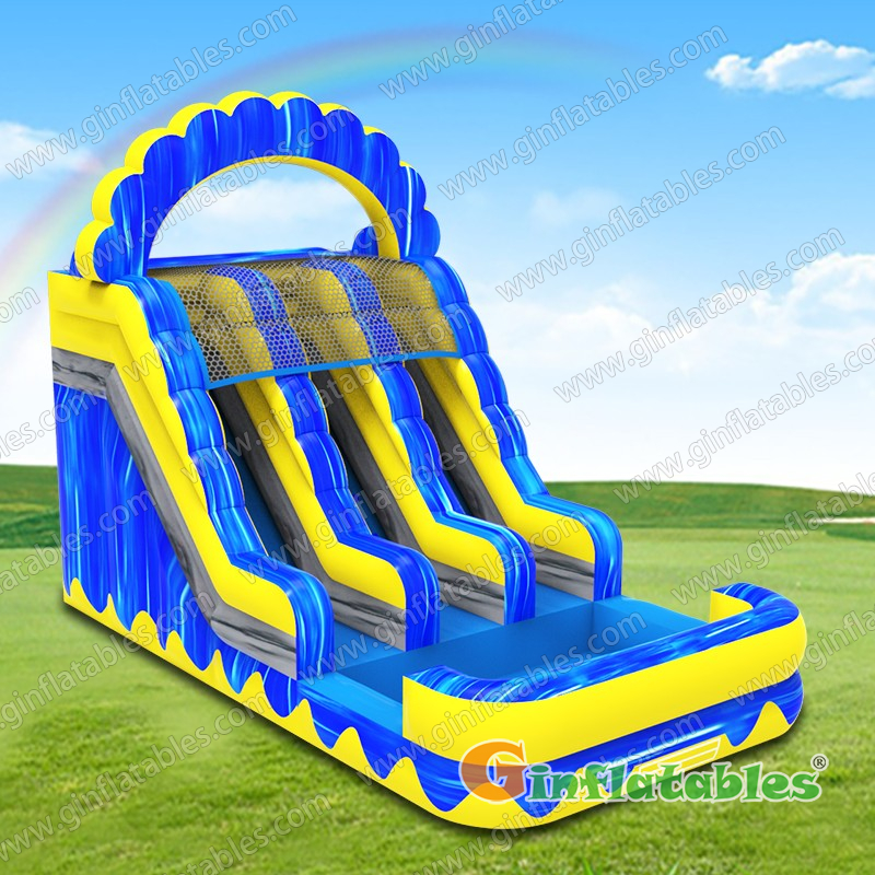Blue Marble Water Slide | Inflatable Water Slides | Products | Ginflatables
