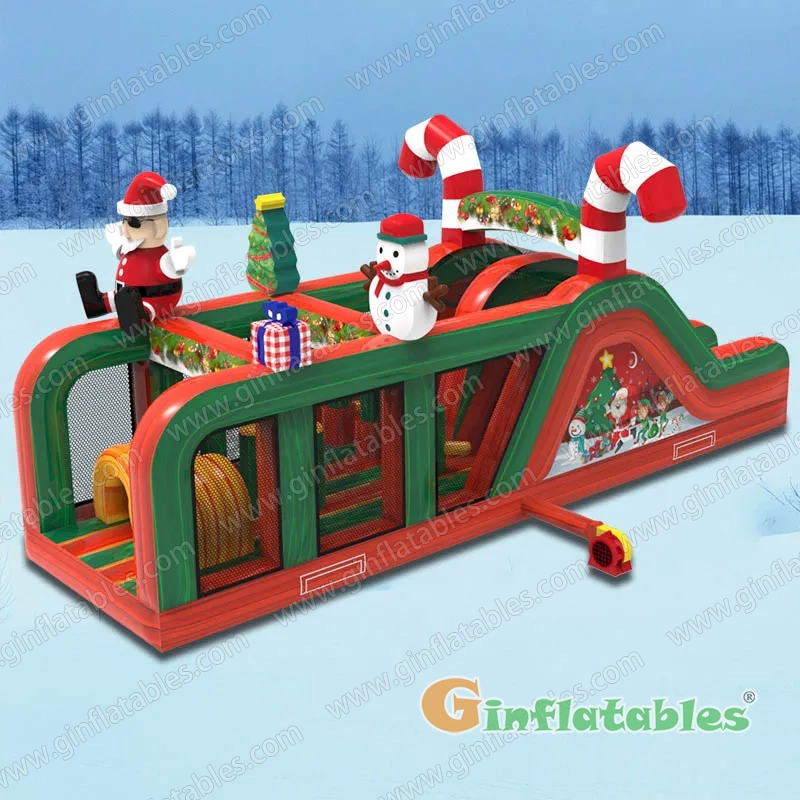 Christmas Obstacle Course | Christmas Inflatables | Products | Ginflatables