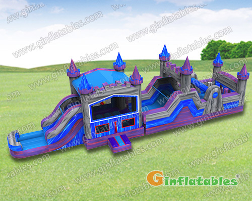 YARD/Water inflatable obstacle courses bounce house for kids and adults ...