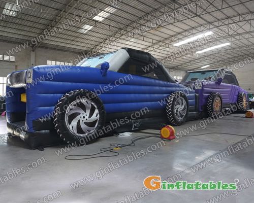 Cars obstacle course challenge | Obstacle Courses | Products | Ginflatables