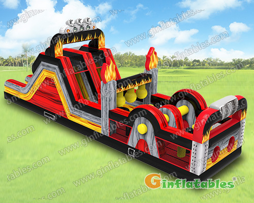 YARD/Water inflatable obstacle courses bounce house for kids and adults ...