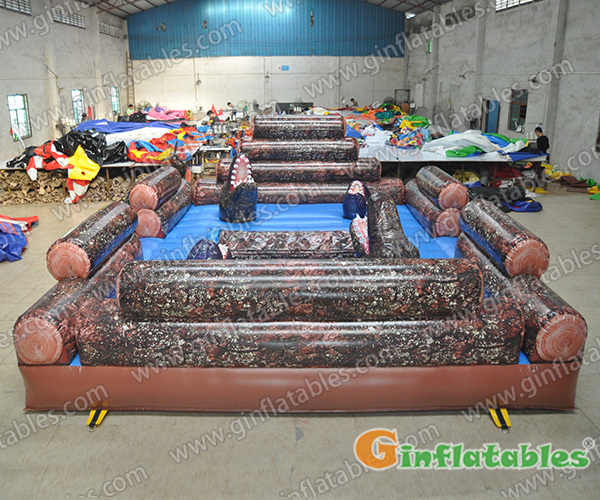 Inflatable Log Slammer | Mechanical Games | Products | Ginflatables
