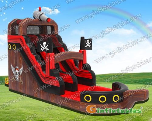 Pirate ship water slide | Inflatable Water Slides | Products | Ginflatables
